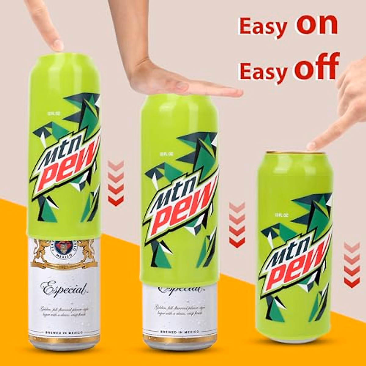 The Ultimate Silicone Can Cover Set: 6-Pack Koozies for Cans – Skinny Can Koozie, Normal & Tall Can Koozie