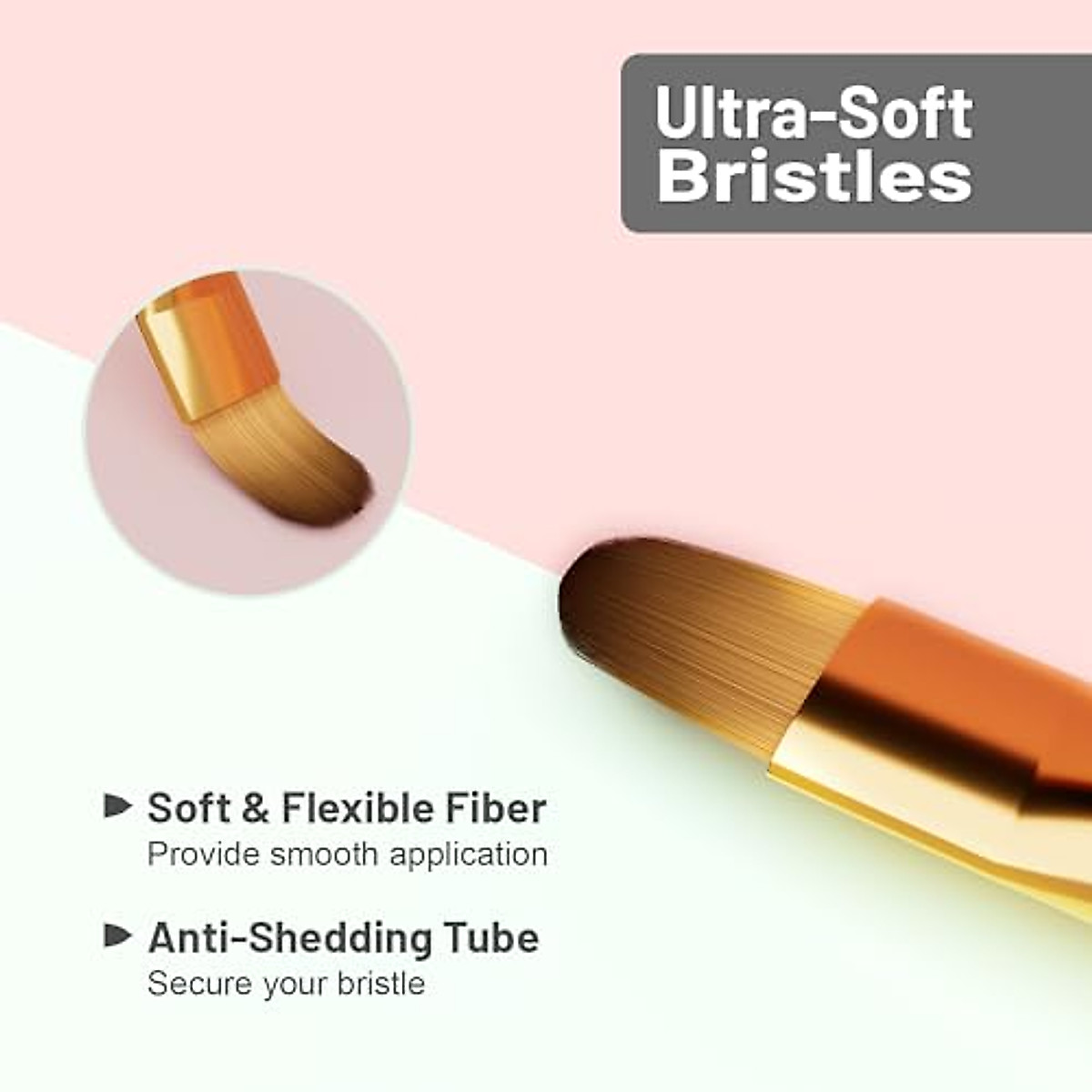 Komall Nail Art Brushes Set, 8Pcs Gel Polish Nail Art Design Painting Tools with Nail Extension Gel Brush Builder, Thin Nail Art Liner Brush and Nail Dotting Pen for Salon Home Diy Manicure 1