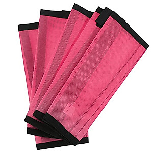 TrustBreech-Made in USA Mesh Fly Boots for Horse Breathable Plastic Mesh Horse Leggins (Pink, Large)