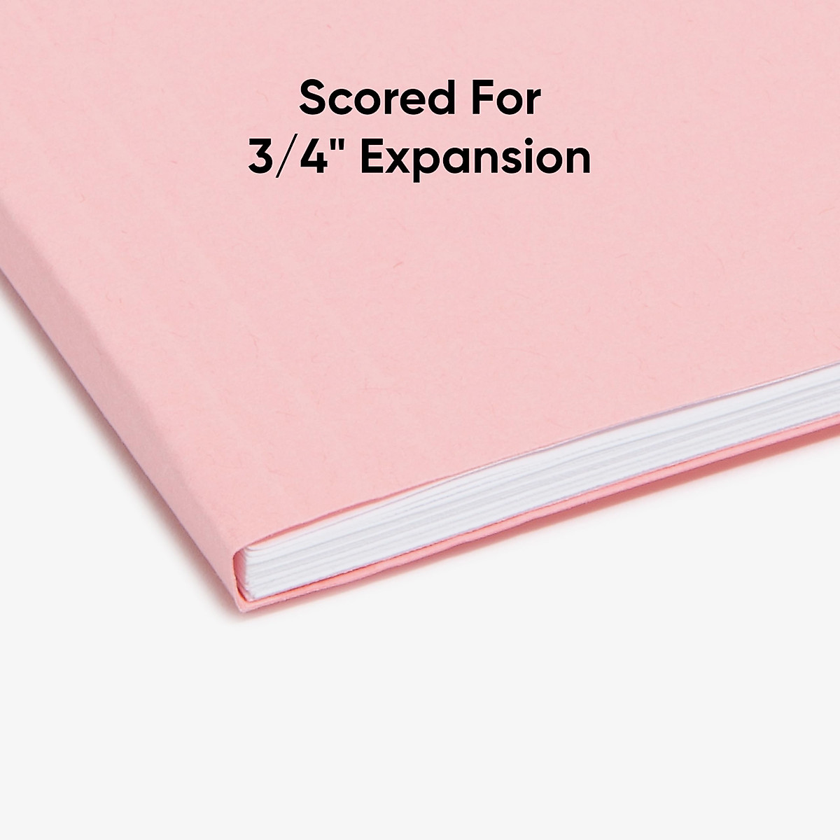 Smead Standard Hanging File Folders, 25 Count, Pink, 1/5-Cut Adjustable Tabs, Letter Size (64066)