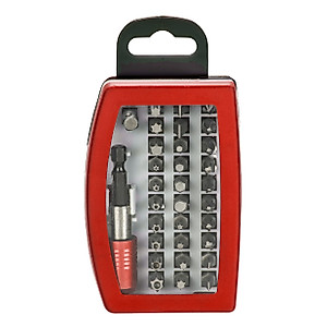 Kwb Bit-Set Bitbox with Bit Holder - 32 Pieces Incl. 44652 Inch Hexagonal Shank According to ISO 1173 and C 44626 Form