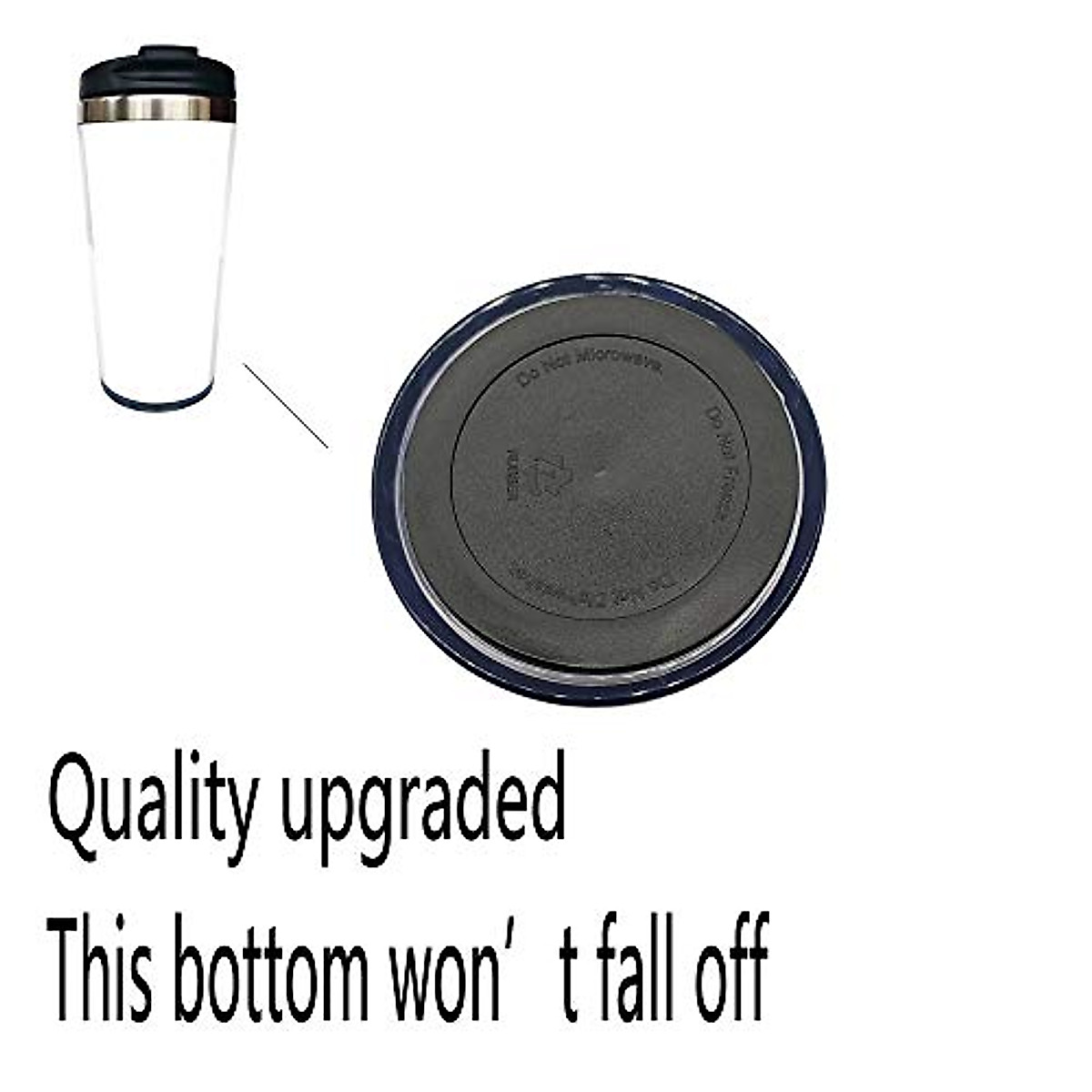 Dachshund Dog with Flower Print Travel Mug, Tumbler With Lids Coffee Cup, Vacuum Insulated Stainless Steel Water Bottle 15 oz