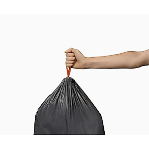 Joseph Joseph Intelligent Waste IW6 General Waste Liner Trash Bags for Totem Max 30 Liter / 8 Gallon, 20-pack, Gray