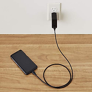 Amazon Basics Fast Charging USB-C to USB-C2.0 Cable (USB-IF Certified), 60W - 3-Foot, Black