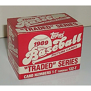 1989 Topps Baseball Traded Series - Complete Factory Set - Baseball Cards - Ken Griffey Jr - Nolan Ryan - Deion Sanders