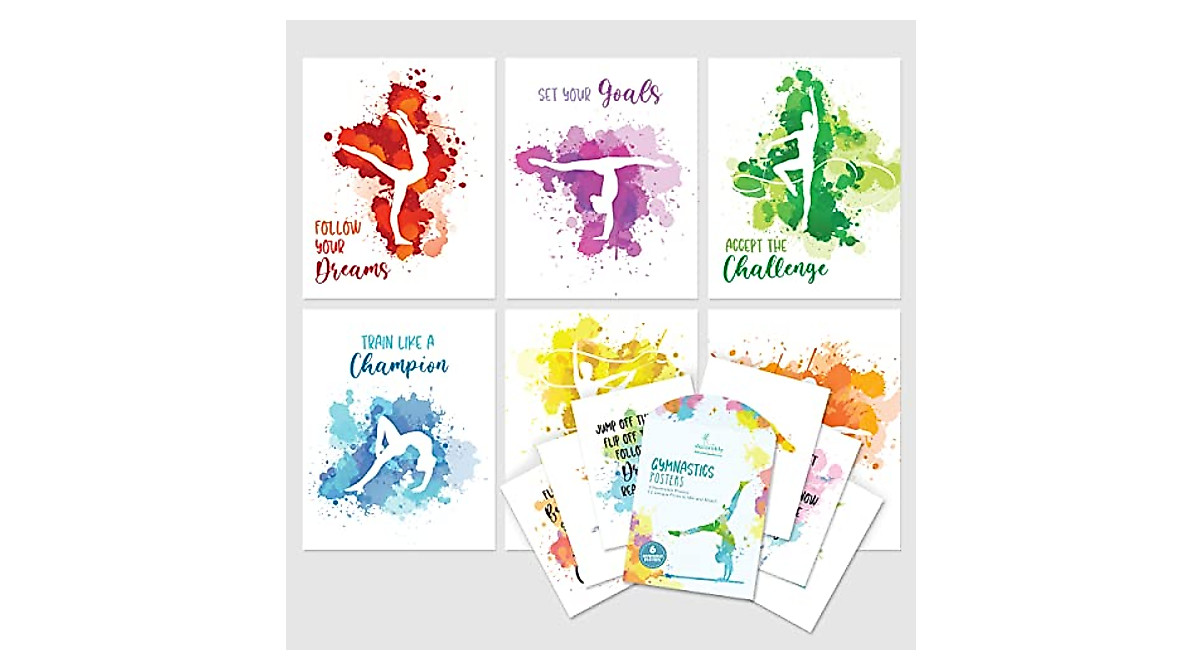 Gymnastics Posters for Girls Room - 12 Inspiring Designs | Decorably