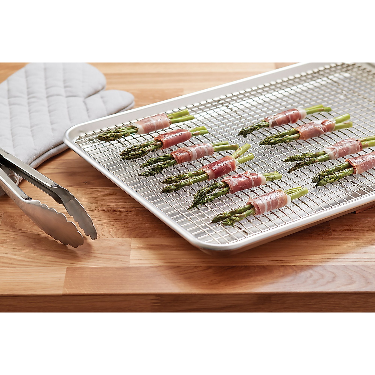 Fox Run Stainless Steel Cooling Rack, 12 x 17 x 1 inches, Metallic