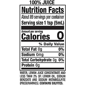 ReaLemon 100 Percent Lemon Juice, 15 fl oz bottle (Pack of 12)