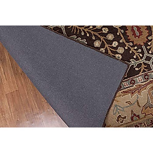 Old Hand Made Barista Floral Traditional Persian Oriental Woolen Area Rugs (9'x12')