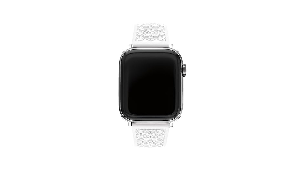 Coach Apple Watch Strap - Customizable Silicone Band for 42mm & 44mm