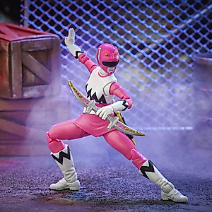 Power Rangers Lightning Collection Lost Galaxy Pink Ranger 6-Inch Premium Collectible Action Figure Toy with Accessories, Kids Ages 4 and Up