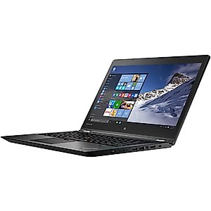 Thinkpad Yoga 14 2-in-1 20FY0002US - Black (14" Touchscreen, i5-6200U 2.3GHz, 8GB RAM, 256GB SSD, 720p Camera, Bluetooth 4.0, NVIDIA Graphics, Windows 10)