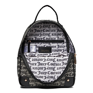 Juicy Couture Pullout Pouch Backpack Black/Beige One Size