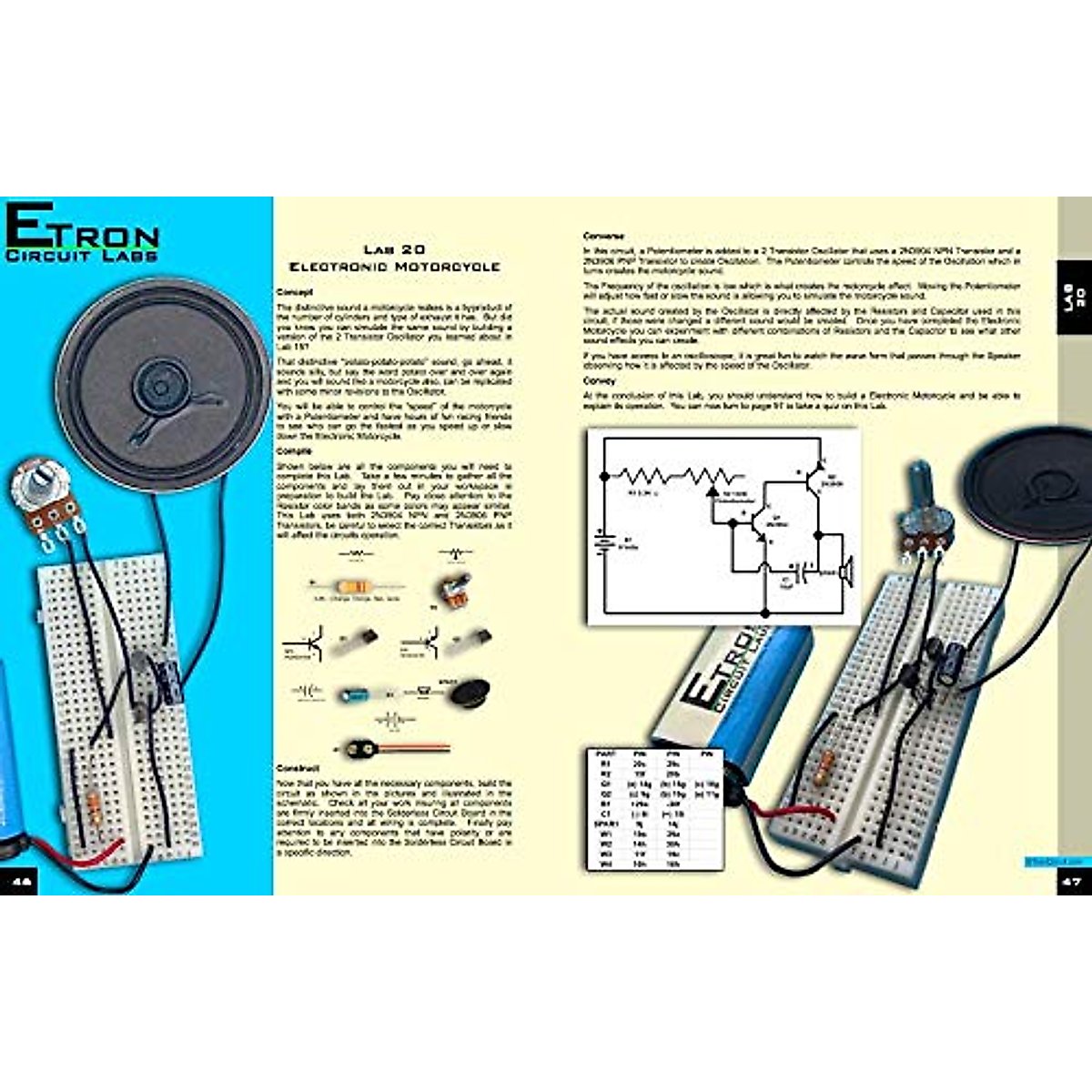 Intro to Electronics Book & Complete Component Kit STEM Compliant 40 Projects