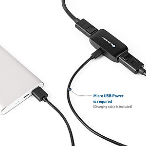 Cable Matters Active DisplayPort Repeater, Support 4K@240Hz up to 32ft, 4K@60Hz up to 80ft, (DisplayPort 1.4 Repeater, DisplayPort Signal Booster, DisplayPort Amplifier) for VR Headset, Gaming Monitor