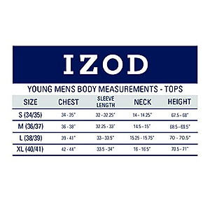 IZOD Uniform Young Mens Short Sleeve Pique Polo, Burgundy, 36/37