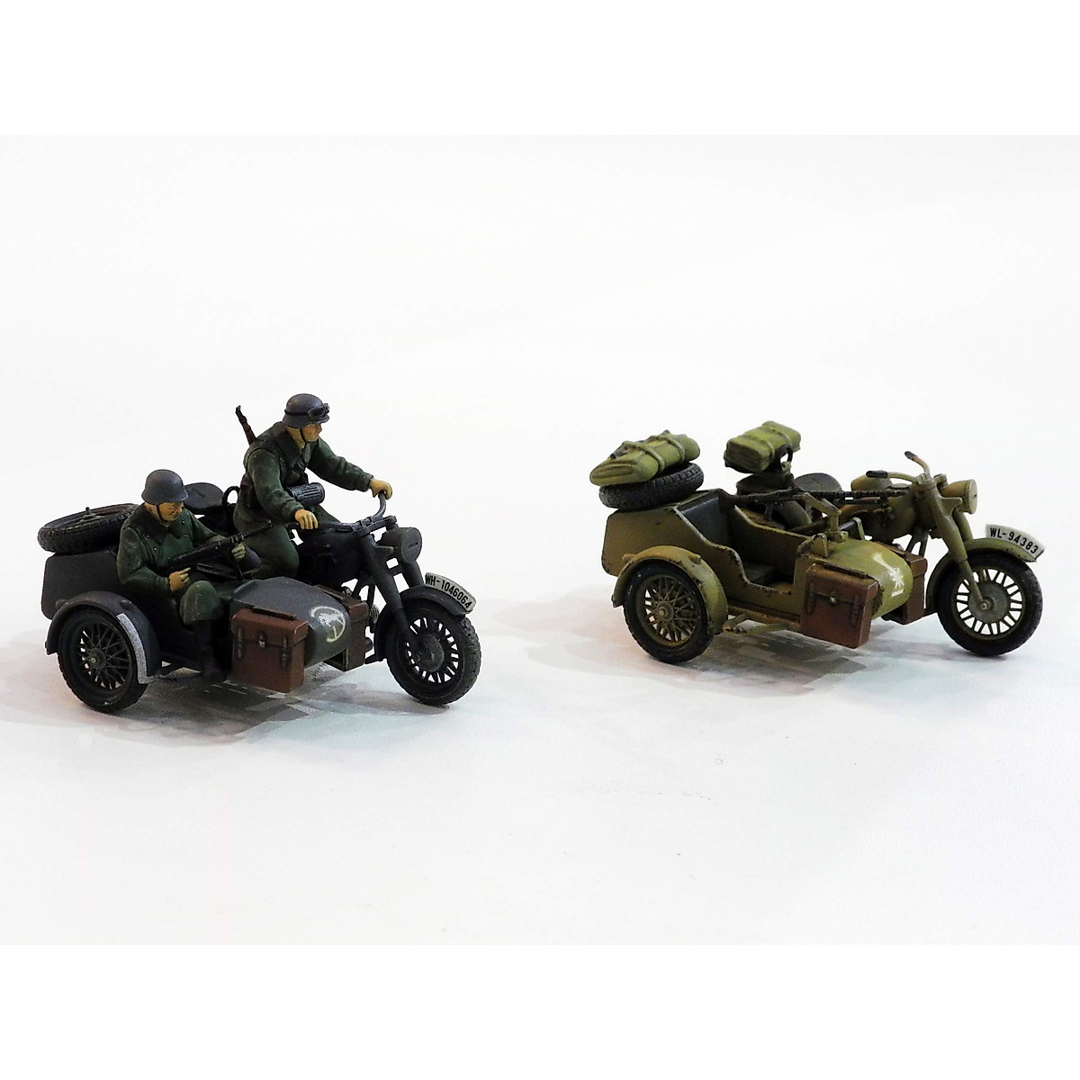 Tamiya Models German Motorcycle and Sidecar