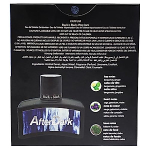 NU Parfums Black Is Black After Dark Men EDT Spray 3.4 oz