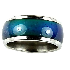 Mood Rings S16 Stainless Steel Endless Band High Quality Rainbow Colors (14)