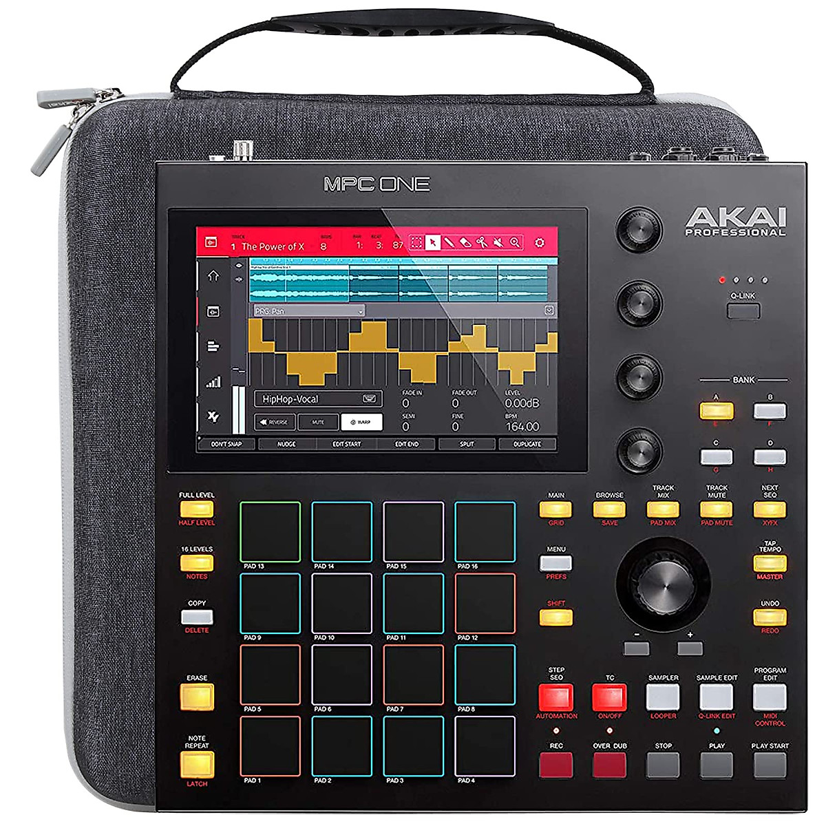 Mchoi Hard Portable Case Compatible with Akai Professional MPC One Drum Machine Sampler MIDI Controller, Case Only
