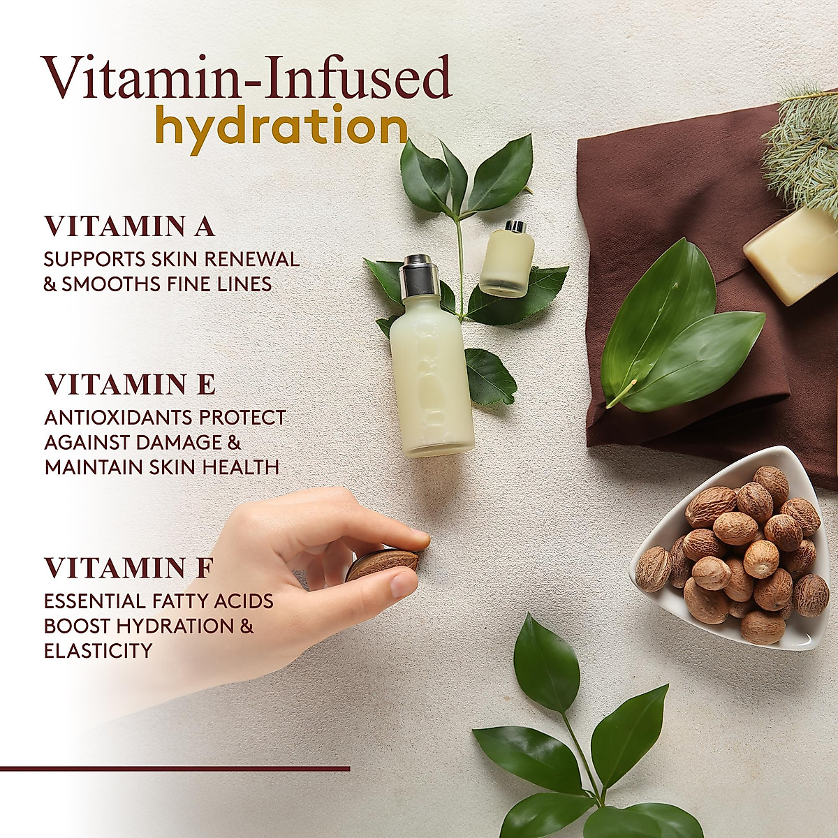 OKAY Yellow Shea Butter for Hair and Skin - Raw African Shea Butter for Women and Men, Daily Moisturizer for Face and Body, Helps with Stretch Marks, Soothes Dryness - 13 Oz Jar (Pack of 1)