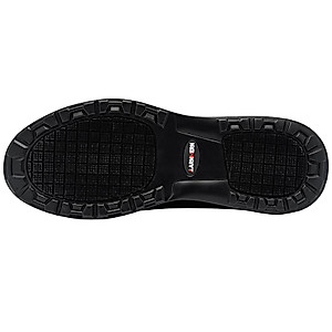 LARNMERN Steel Toe Shoes for Men Waterproof Slip Resistant Work Sneakers Athletic Durable Lightweight Comfortable Water Resistant Indestructible Construction Tennis Air Cushion(10 Men, Black)