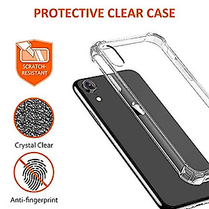 ORIbox Case Compatible with iPhone XR Case, with 4 Corners Shockproof Protection