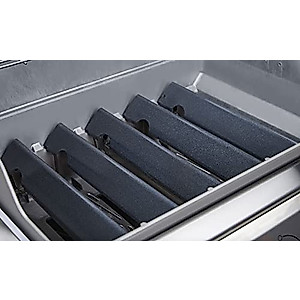 soldbbq 5PC Porcelain Enameled Flavorizer Bars Replacement Parts for Weber 66032/66795 for Most Gen II 300 Series,17 1/8 inch L x 3 inch W x 2 1/8 inch H