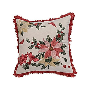 Creative Co-Op 20" Square Cotton Pillow