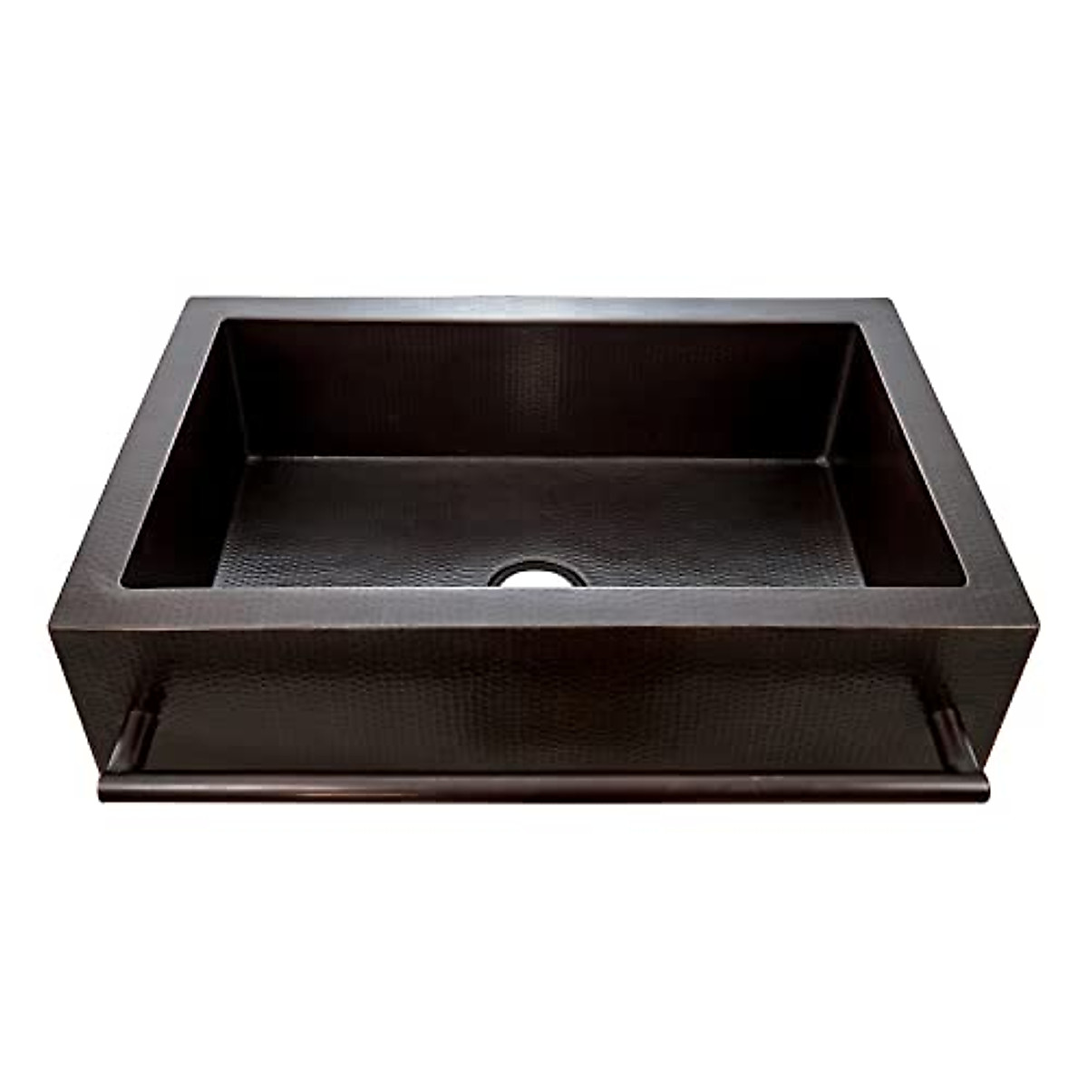 Copper Farmhouse Kitchen Sink Squared Towellbar Design