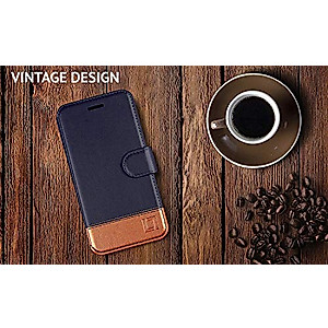 LUPA Legacy iPhone XR Wallet case for Women and Men, Case with Card Holder [Slim & Protective] for Apple XR (6.1”), Vegan Leather i-Phone Cover, Phone Case, Desert Sky