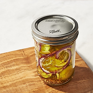 Ball Wide Mouth Pint Canning Jars, 12 Pack, Clear