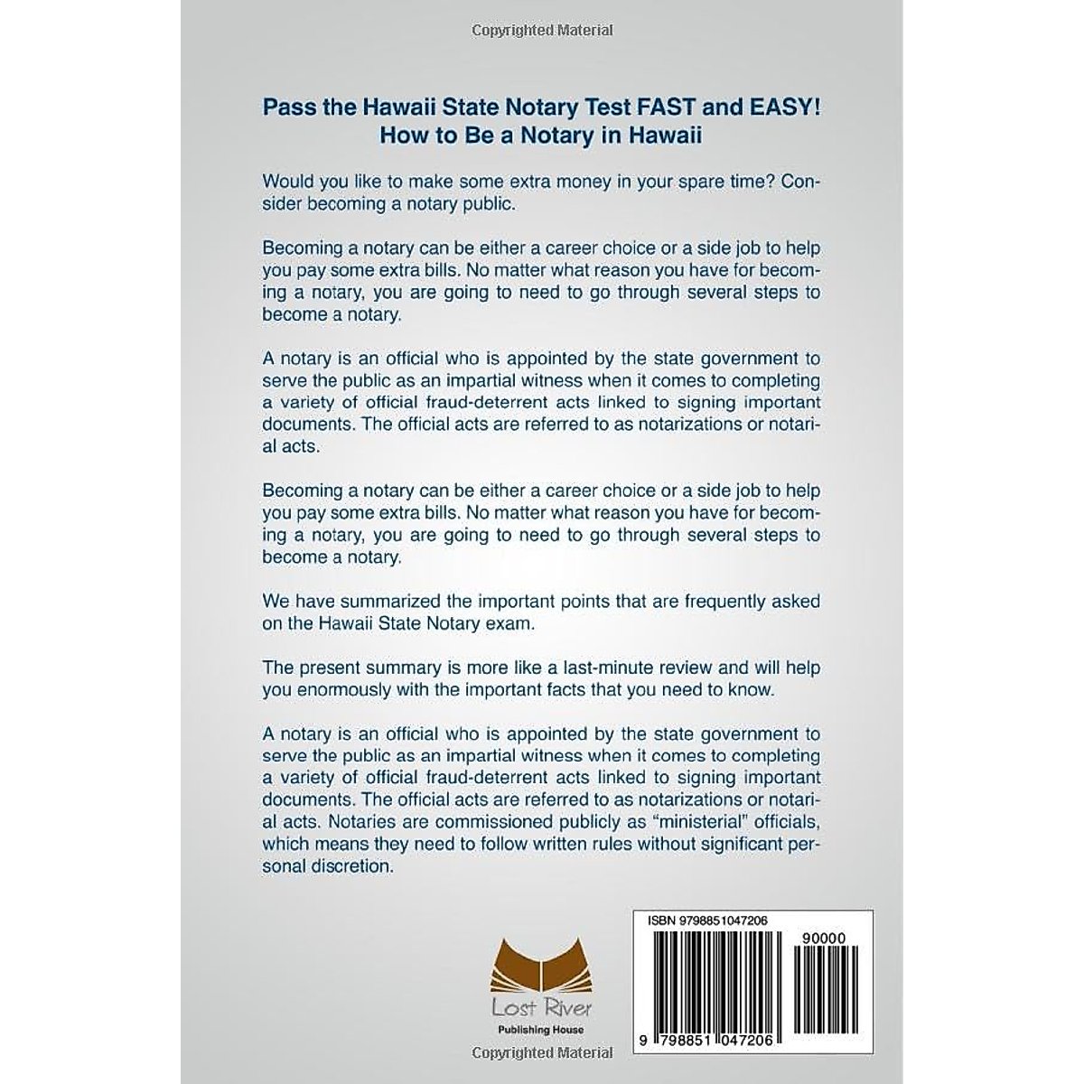 Hawaii State Notary Public Exam Prep and Study Guide 2023-2024: Most Comprehensive and Up-To-Date Guide with 12 Practice Tests!