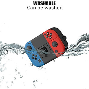 Case Compatible with Sony WF-1000XM5 with Keychain, Soft Silicone Anime Cartoon Games Console Shockproof Protective Compatible with WF-1000XM5 for Man Boys