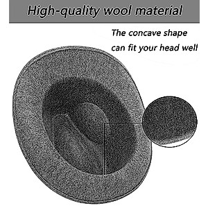 NociHah Men German-Oktoberfest-Alpine-Fedora-Hat - Women Bavarian Swiss Traditional Felt Costume Hat with Feather for Oktoberfest Party(S-M)