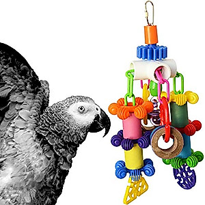 Super Bird Creations SB878 4 Way Fun Bird Toy, Medium/Large Bird Size, 11" x 4.5"