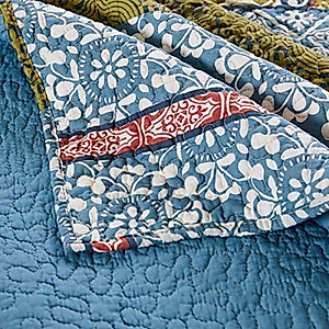 Greenland Home Shangri-La Quilt Set, 3-Piece Full/Queen, Multi