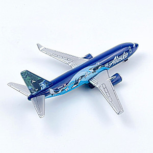 AVIAMUSE Model Airplane, Alaska West Coast Wonders Whales Planes Model Aircraft Suitable for Collection and Christmas, Birthday Gifts