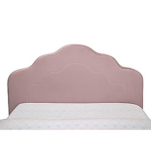 Delta Children Upholstered Twin Bed, Rose Pink