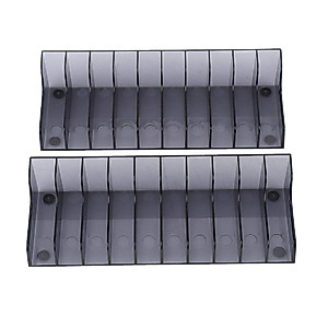 2 PCS Game Card Box CD Storage Stand Holder, Large Capacity Bracket, Precise cuts and interfaces, for PS4/SLIM/PRO Game Consoles