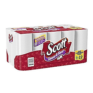 Scott Paper Towels, Choose-a-Sheet, Mega Roll, 15 Rolls (Pack of 1)