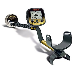 Fisher Labs Gold Bug Pro Metal Detector, Black (GOLDBUG-PRO) - Finds Small Gold Nuggets, Variable Breakpoint Tone Discrimination, Real-Time Ground Balancing, Lightweight, 19kHz Frequency