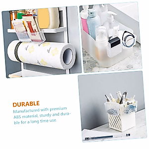 FUNOMOCYA 6Pcs Refrigerator Side Box Clip Storage Containers Small Hanging Sauce Organizer for Fridge Space Saving Fridge Bins for Condiments Kitchen Organizer