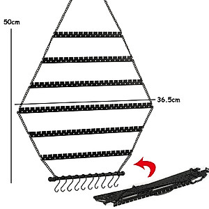 handrong Earring Organizer Hanging Earring Organizer Wall Earring Organizer Wall Mount Hanging Earring Holder Wall Jewelry Organizer Wall Mounted Jewelry Organizer Hexagon