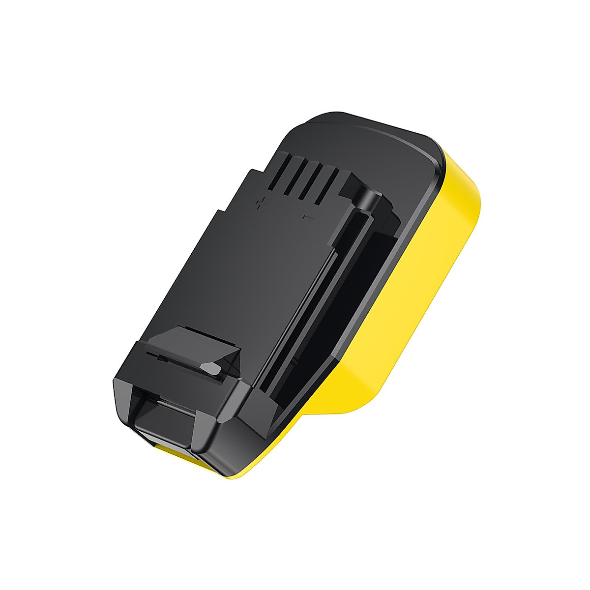 Dual-Tool Battery Adapter Upgraded for Black and Decker 20v MAX (Not 18v) Tools or for Porter Cable 20v MAX (Not 18v) Tools - Compatible with DeWalt 20v MAX Battery Power - 1 Adapter Only