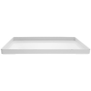 Zerodeko Dessert Trays Rectangular Tray White Melamine Design Board Snack Dessert Tray