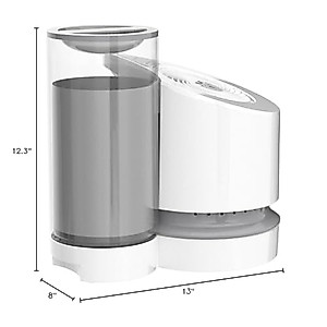 Vornado EV100 Evaporative Whole Room Humidifier with SimpleTank, 1 Gallon Capacity, White