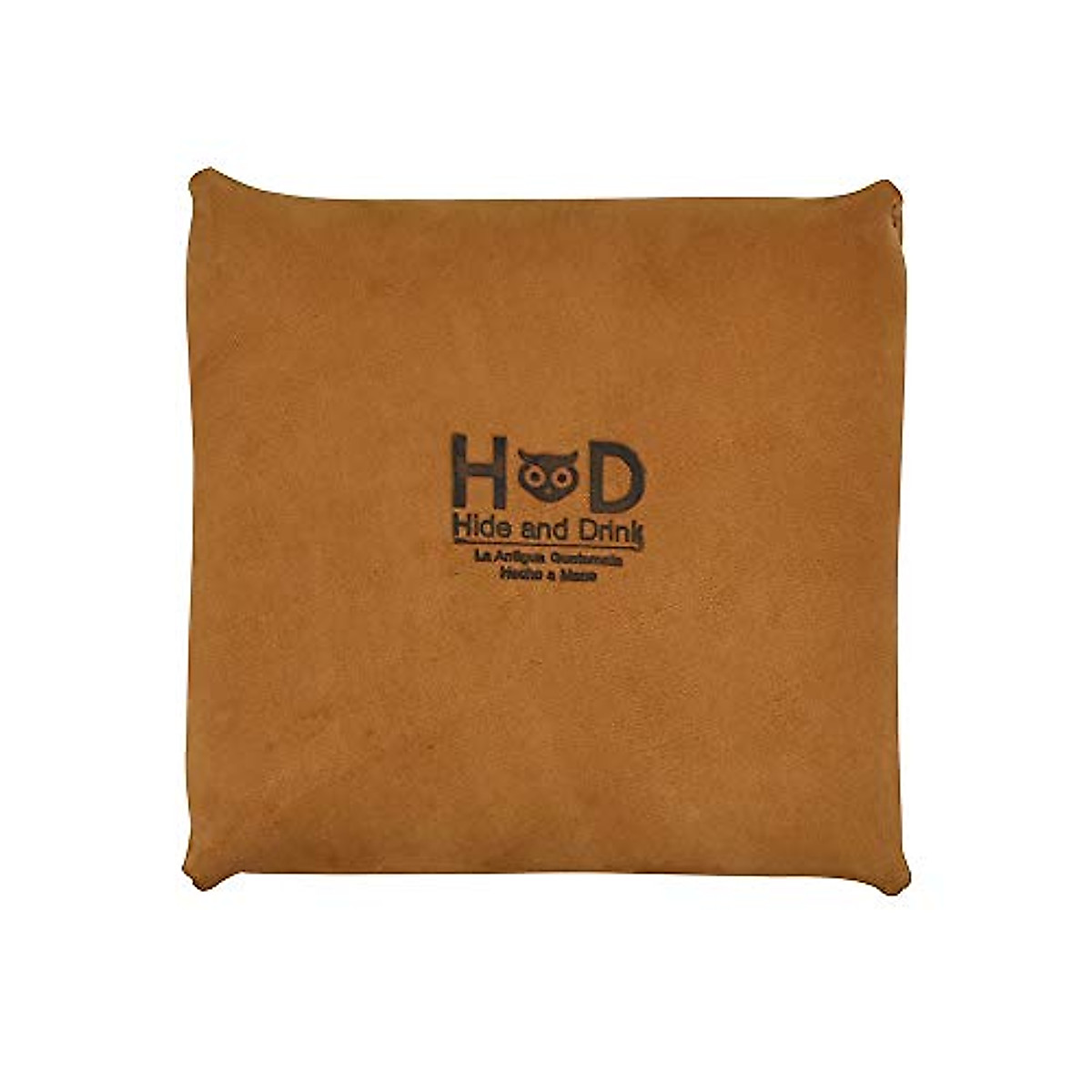 Hide & Drink, Jewelry Pouch, Mini Travel Size Box, Rings & Precious Articles Storage Organizer, Groom & Bridesmaid Wedding Gifts, Full Grain Leather, Handmade, Old Tobacco