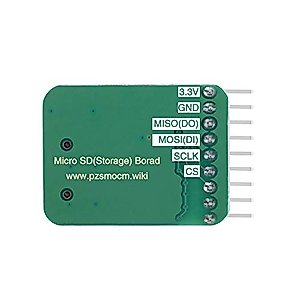 Pzsmocn Micro-SD/TF Memory Card Reader Adapter Slot Socket Module (2 Pcs) Compatible with Raspberry Pi and Arduino Board. for Smart Homes, Offices, 3D Printer and Teaching Interact with Robots.