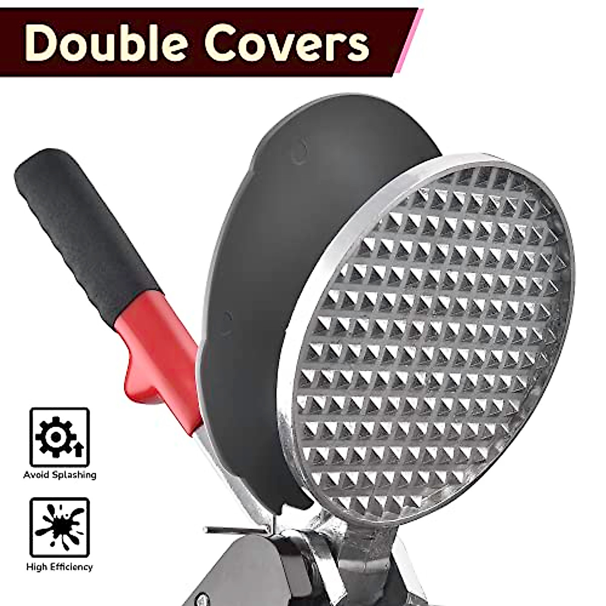 Yescom 300W Electric Ice Shaver Machine Dual Blades Snow Cone Maker Shaving Crusher 143 lbs/hr Home Commercial